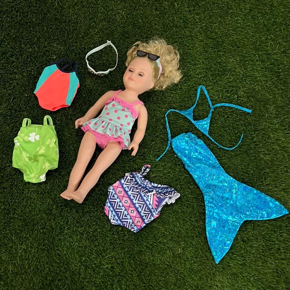 Toys | 18 Inch Doll Swimmer Diver Large Lot | Poshmark